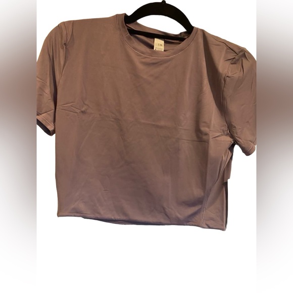 lululemon athletica | Tops | Nwt Lululemon Short Sleeve Cropped Top Size L | Poshmark